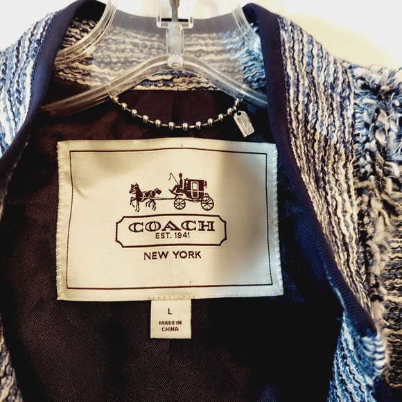 Coach | Jackets & Coats | Coach New York Turn Lock Jacket Blazer With ...